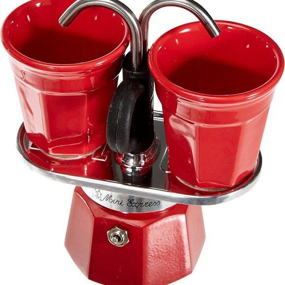 Bialetti | Kitchen | 57 Bialetti Set Mini Express 2 Cups Red Coffee ...